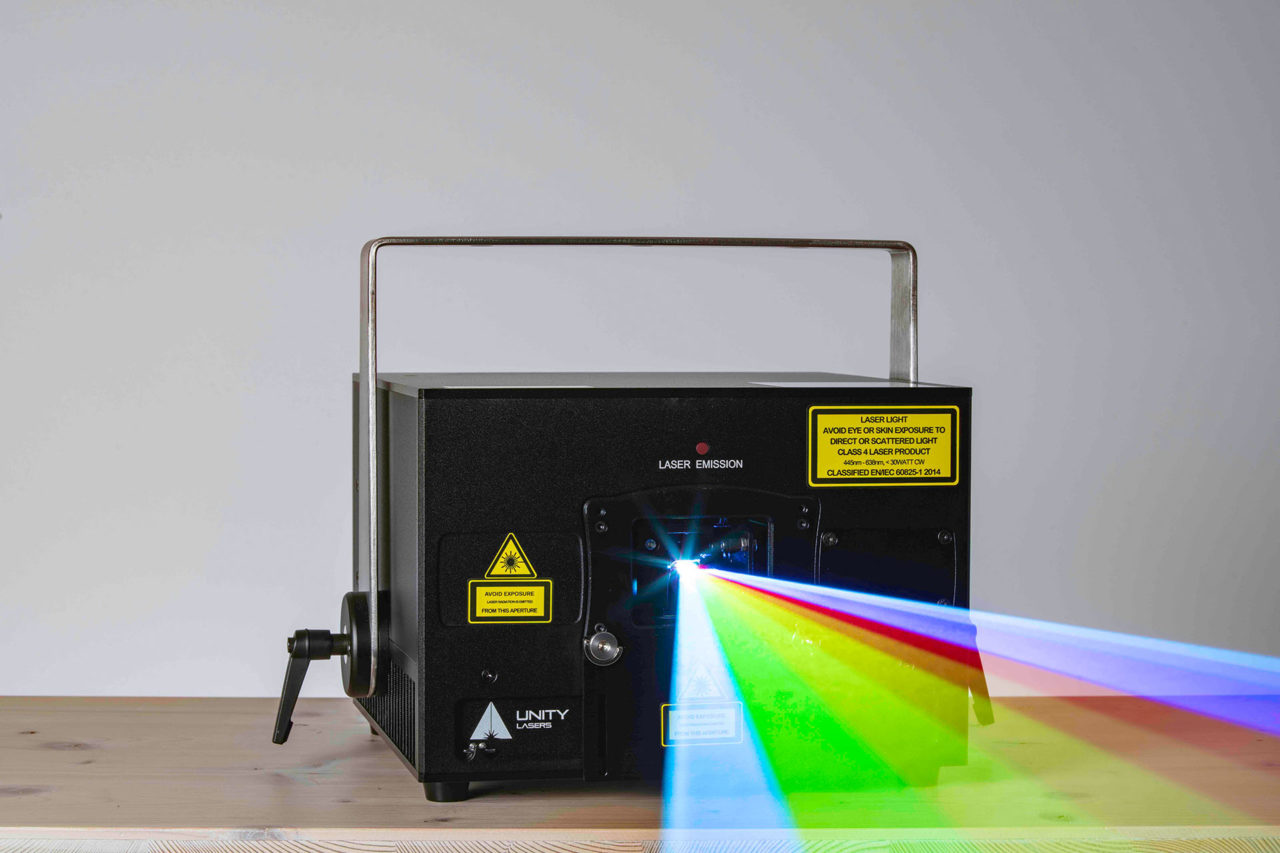 ILDA - Netzwerk - RGB Showlaser - Unitylaser